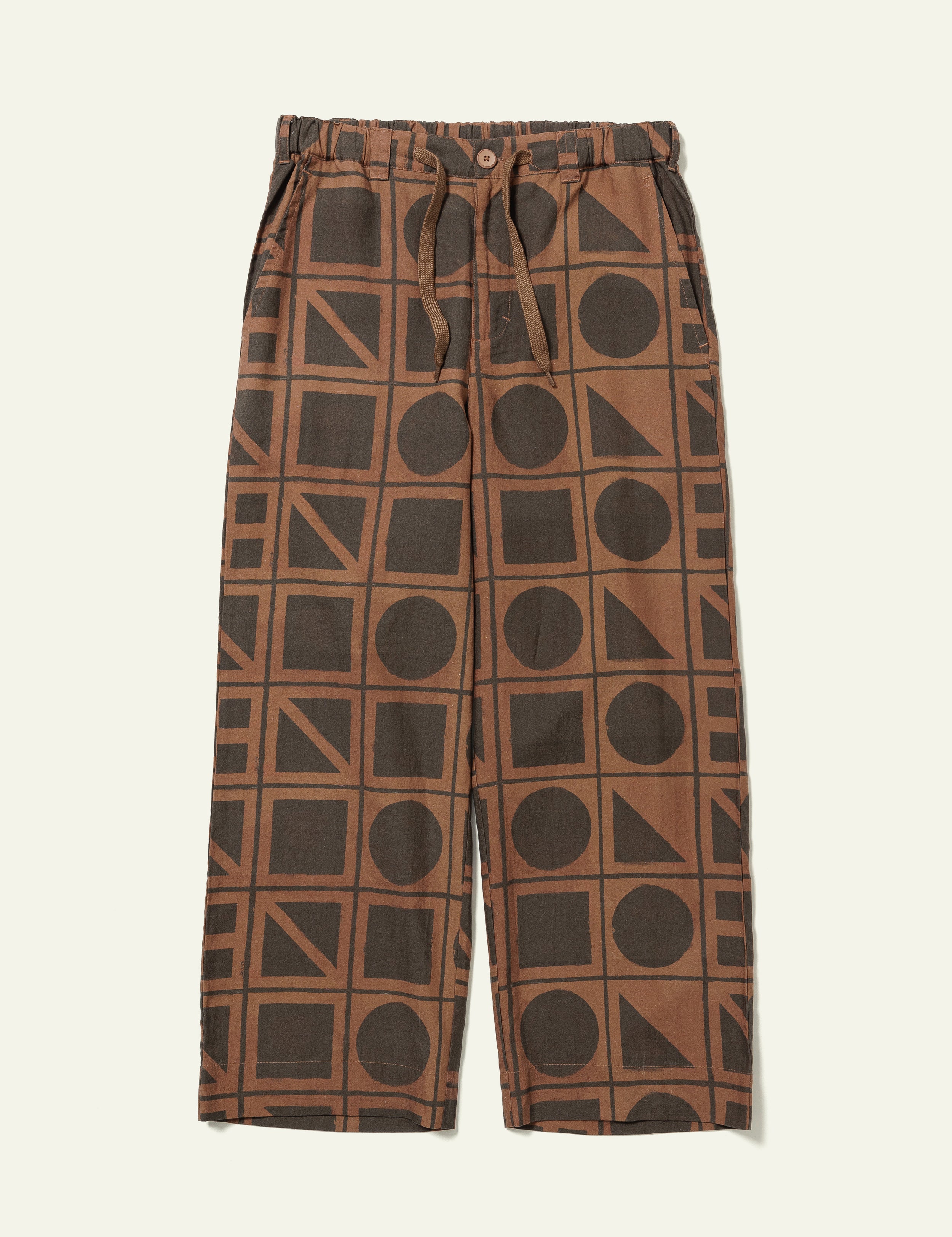 Brick Block Print Easy Pants | PH03-PA002 – Potato Head Shop