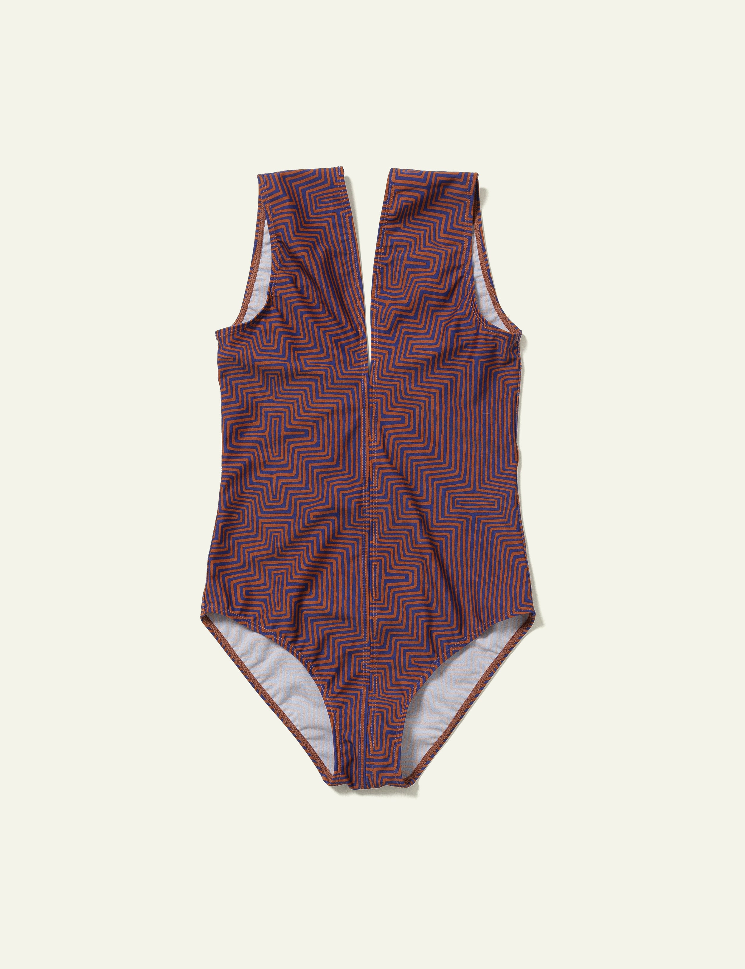 Printed Swimsuit (Geometric) – Potato Head Shop